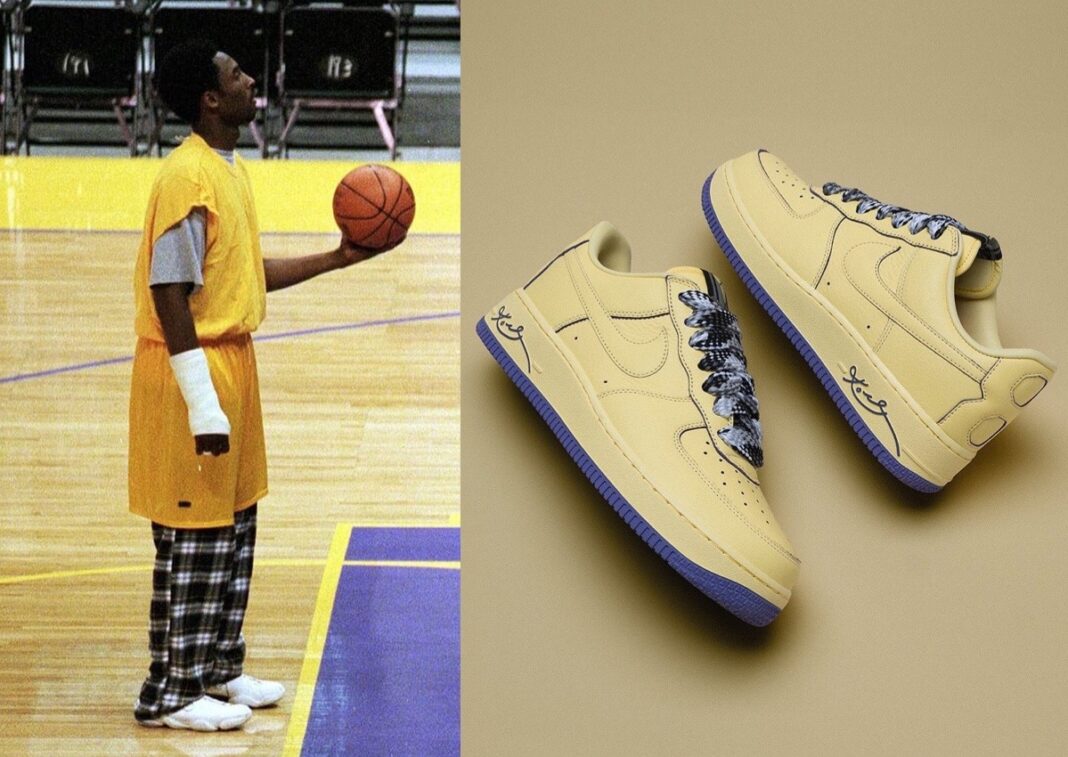 KOBE BRYANT x NIKE AIR FORCE 1 LOW PROTRO "SOFT YELLOW" PREVIEW - BEAT ...